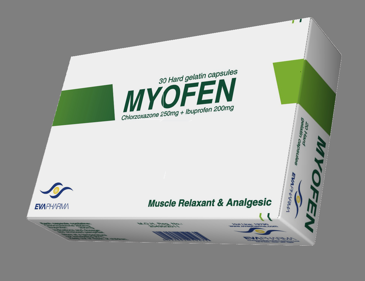 ميوفين Myofen لعلاج الشد العضلي وألم العضلات - موقع محتويات